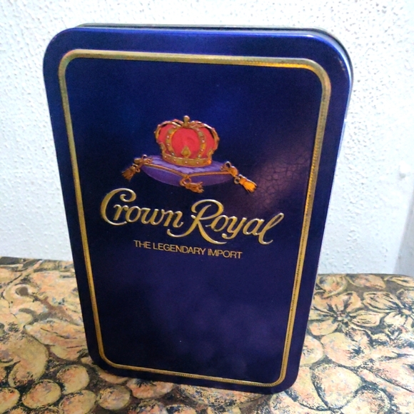 crown royal | Storage & Organization | Vintage Crown Royal Hinged Tin ...